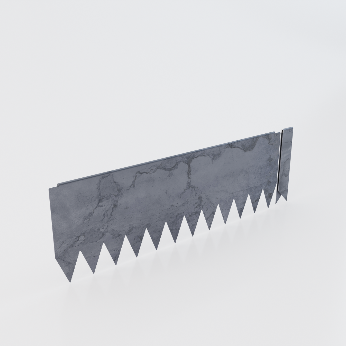 Hammer-In Landscape Edging - Cor-Ten Steel - 2ft Strips - Plus Connect ...