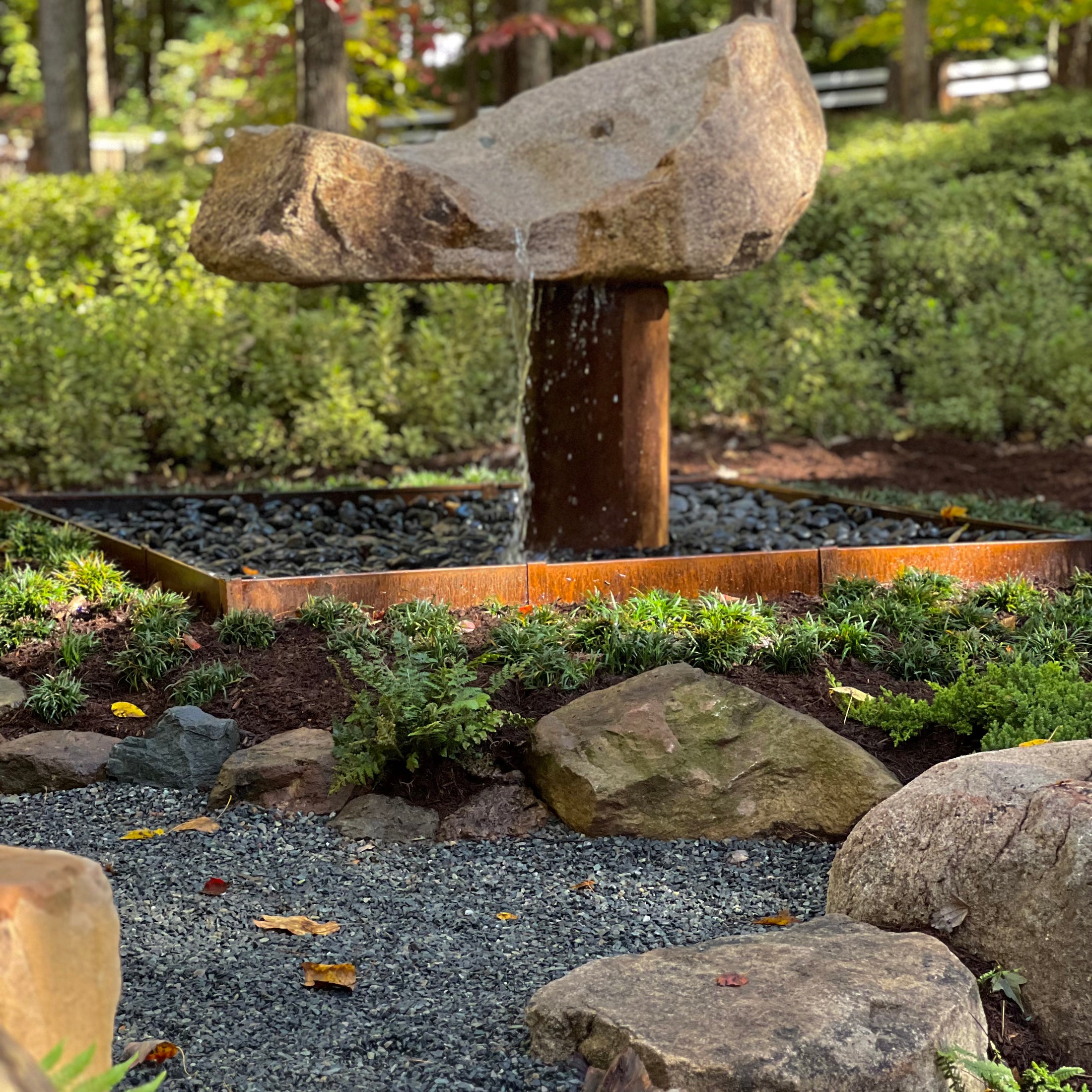 Hammer-In Landscape Edging - Cor-Ten Steel - 4ft Strips - Plus Connect ...