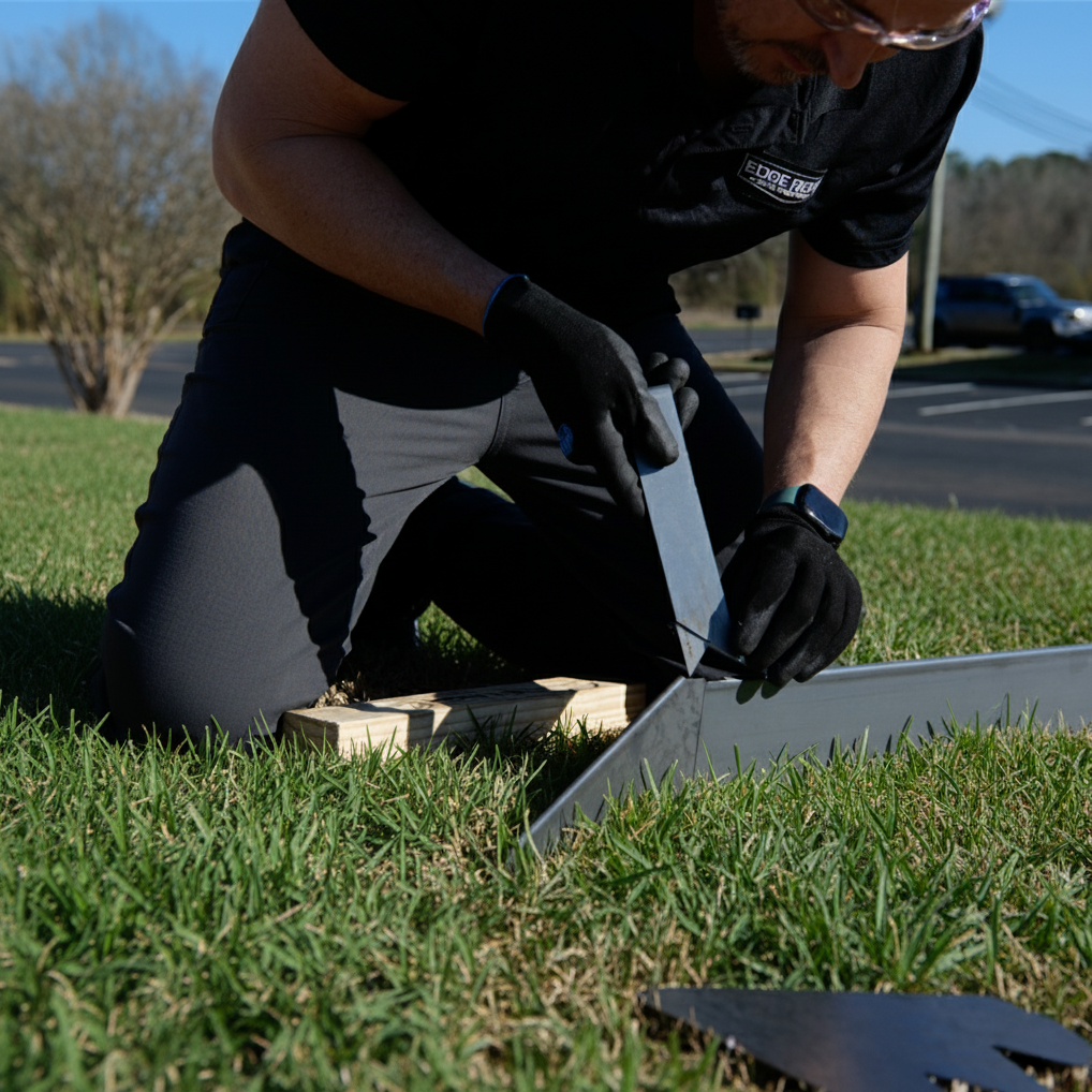 Hammer-In Landscape Edging - Cor-Ten Steel - Start/Finish Pieces – Edge ...