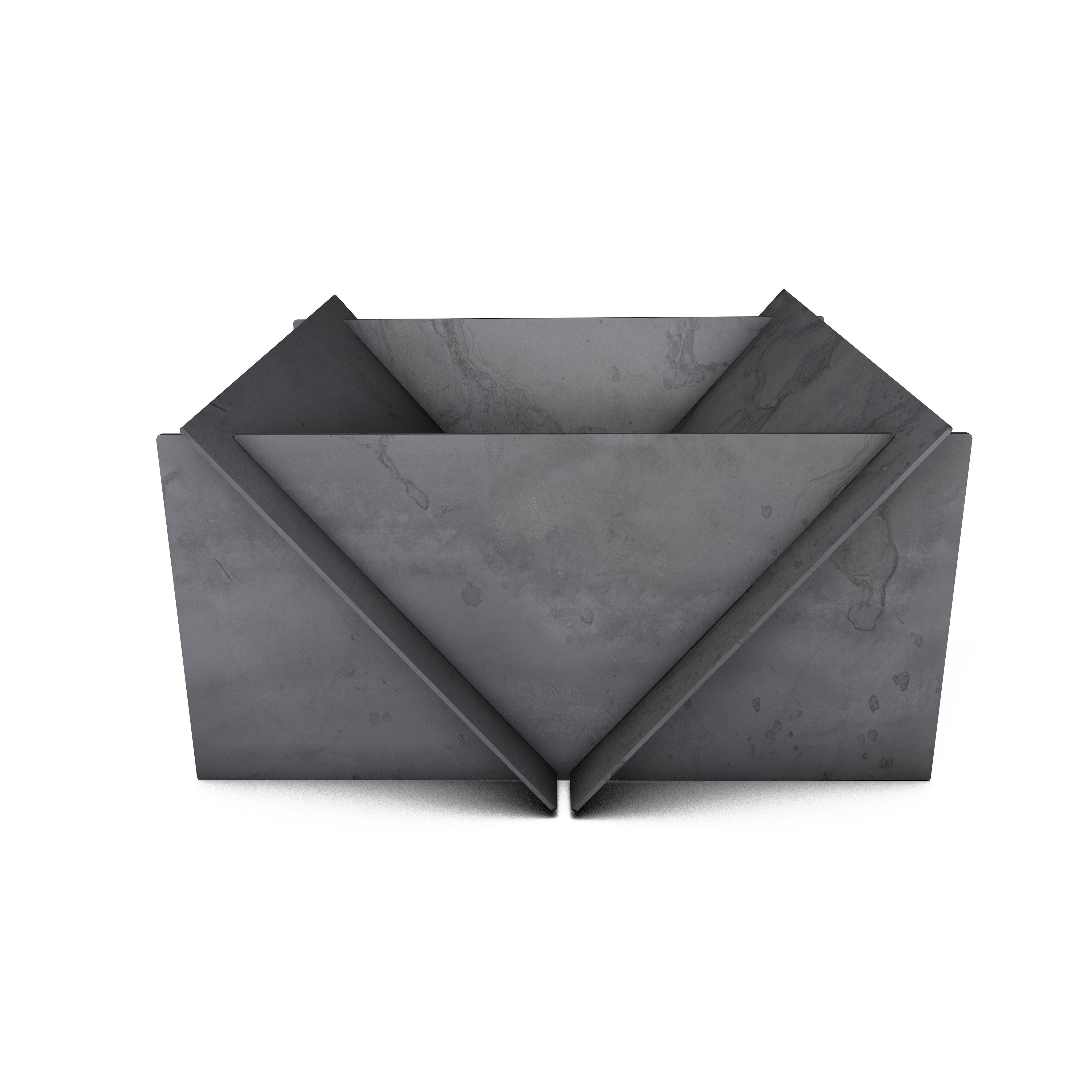 Modular Steel Fire Pit – Edge Right