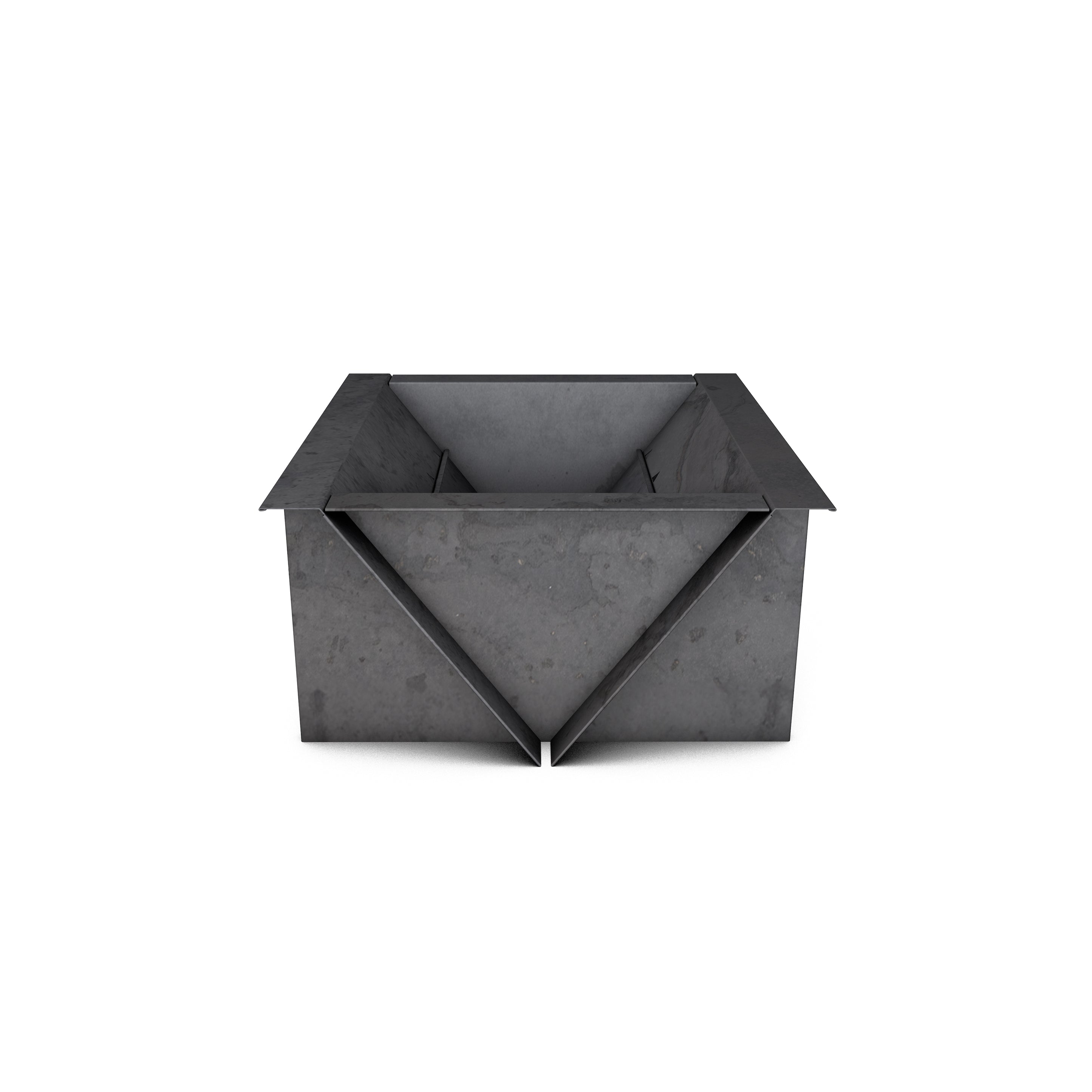 Modular Steel Fire Pit – Edge Right