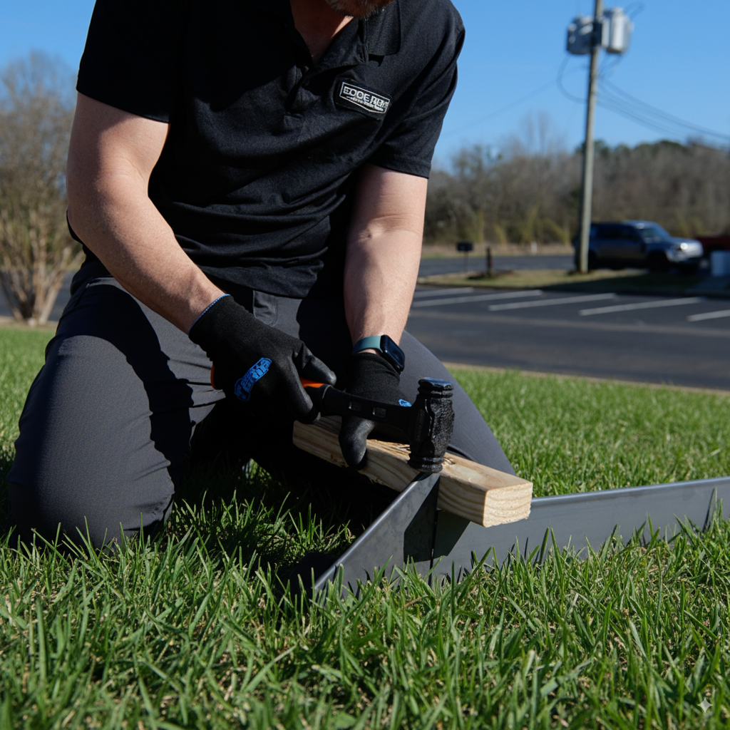 Hammer-In Landscape Edging - Cor-Ten Steel - Start/Finish Pieces – Edge ...