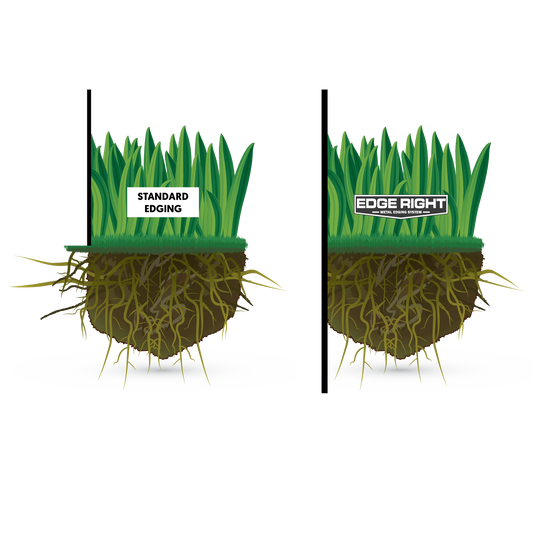 Hammer-In Landscape Edging - Cor-Ten Steel - 2ft Strips - Plus Connect ...